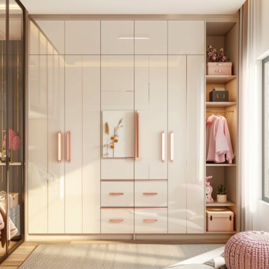 16 Pink Wardrobe Interior Design Ideas & Images 2025