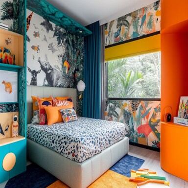 1 Large Green Kids Bedroom Design Ideas & Images
