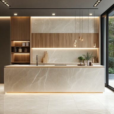 Luxury Abstract Tiles Design for Kitchen in India 2026