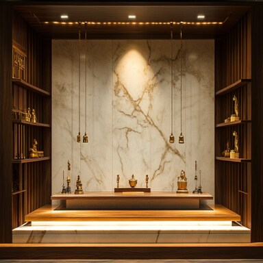 Mandir Design for Home: 293+ Latest Pooja Room Designs for Indian Homes ...