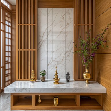 121 White Mandir Design for Home with Images in 2025