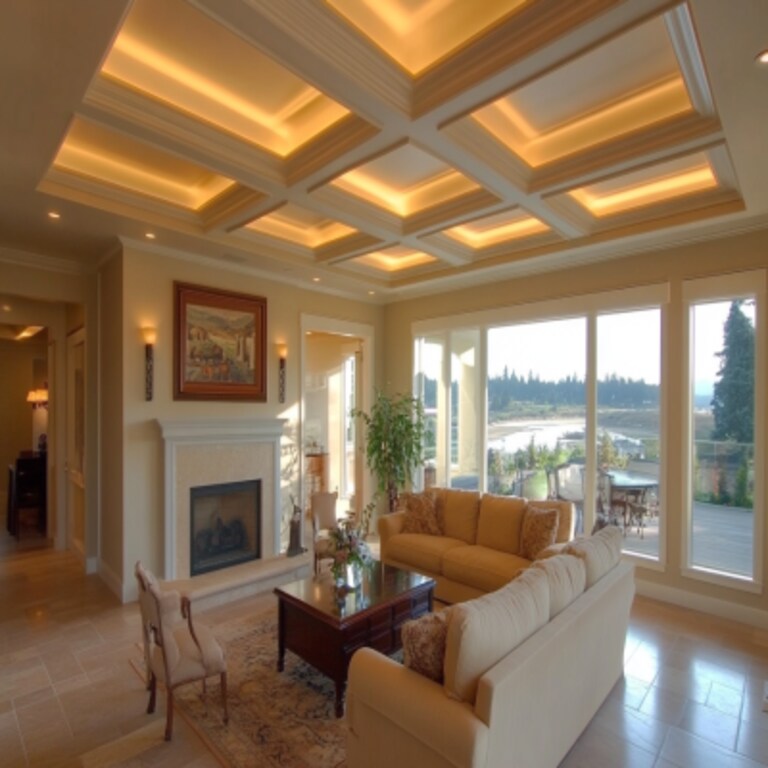 Contemporary Multilayered Gypsum Rectangular False Ceiling Design Contemporary Multilayered Gypsum Rectangular False Ceiling Design