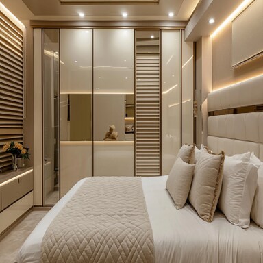 1 Modern Wardrobe Design Ideas with Concrete Floors