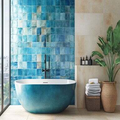4 Modern Blue Tiles Design Ideas for Floors and Walls with Images 2026
