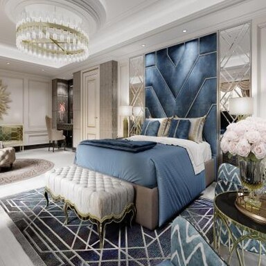 4 Luxury Blue Bedroom Design Ideas in 2025