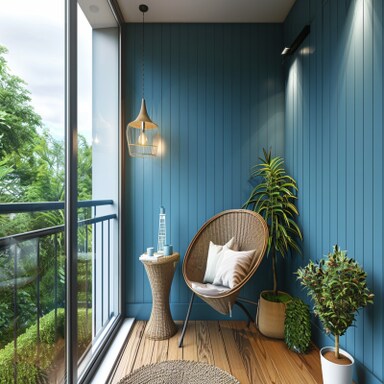 27 Blue Balcony Interior Design Ideas & Images 2026