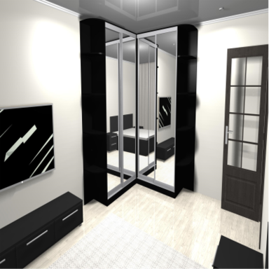 6 Silver Sliding Wardrobe Design: Silver Sliding Wardrobe Ideas