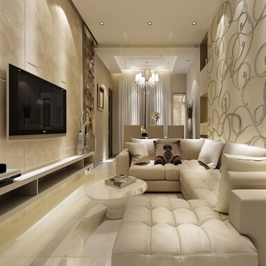 141 Beige Living Room Interior Design Ideas & Images 2024