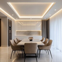 Tropical Balcony Wooden False Ceiling With Grooves