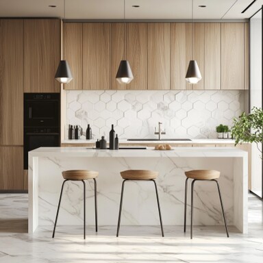 5 Hexagon Kitchen Tiles Design Ideas in India 2025