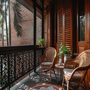 24 Red Balcony Interior Design Ideas & Images 2026