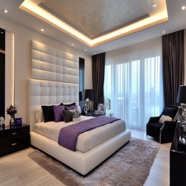 Contemporary Multilayered Gypsum Rectangular False Ceiling Design Contemporary Multilayered Gypsum Rectangular False Ceiling Design