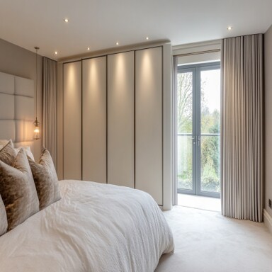 9 Matte Wardrobe Design Ideas with Porcelain Tile Floor