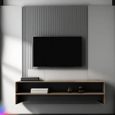 172 Grey TV Units, Cabinets, Stand Interior Design Ideas & Images 2025