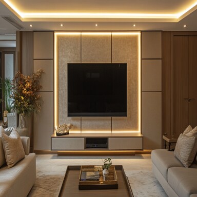 78 Beige Modern TV Unit Design Ideas in 2026