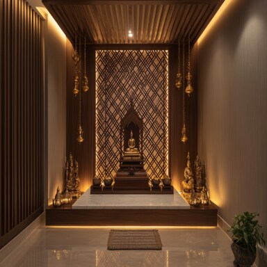 172 Modern Mandir Design for Home with Images in 2025