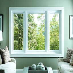 Modern White Swing Window Design For Home