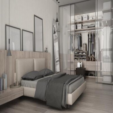 36 Grey Wardrobe Interior Design Ideas & Images 2024