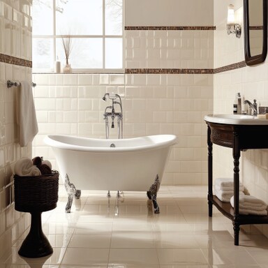 30 White Tiles Design Ideas for Floors and Walls with Images in 2025