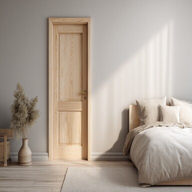 Exquisite Single Door Designs with Suede Finish for Indian Homes