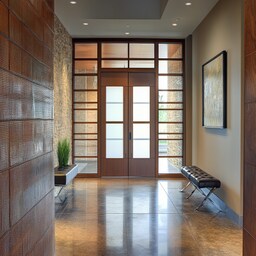 Modern Matte Finish Sliding Door Design for Living Rooms and Bedrooms