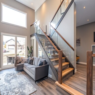 18 Latest Straight Stair Design Ideas for Homes with Photos 2025